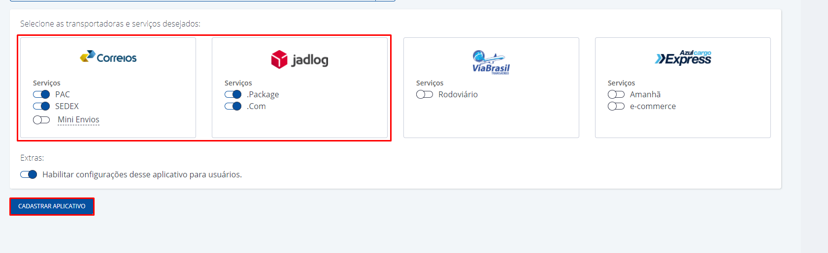Integração Melhor Envio - Base de Conhecimento | Notazz
